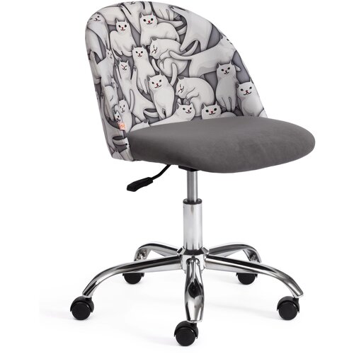 Компьютерное кресло TetChair Melody офисное, обивка: текстиль/флок, цвет: кошки/29