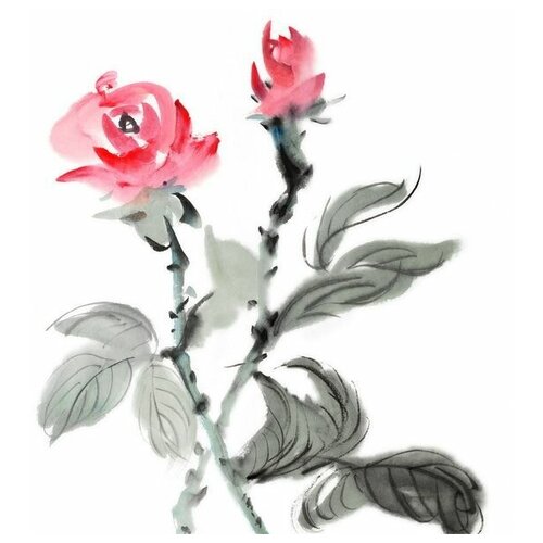 Постер на холсте Розы (Roses) №76 30см. x 30см.