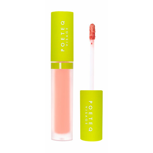 POETEQ Помада для губ жидкая Liquid Lipstick Matte Effect, 7 г, 81 лососевый,