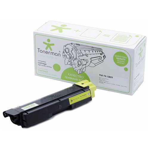 Картридж Tonerman TK-580Y для Kyocera FS C5150, C5150DN; Ecosys P6021, P6021CDN