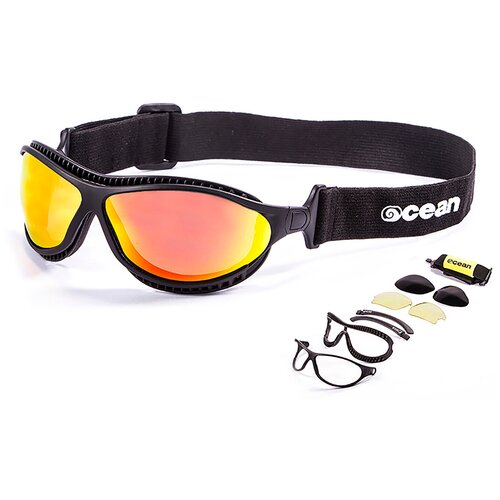 Солнцезащитные очки OCEAN OCEAN Tierra de fuego Matt Black / Revo Orange Polarized lenses, черный