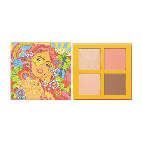 Палетка для макияжа лица Vivienne Sabo Le Hippie Chic Face Palette /18,8 мл/гр.