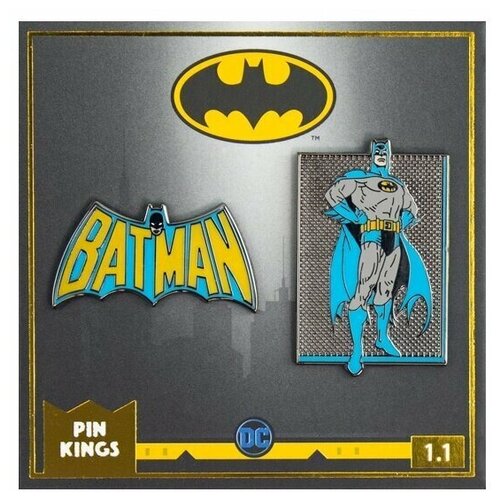 Значок Pin Kings DC Бэтмен 1.1 - набор из 2 шт