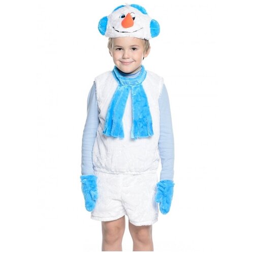 Снеговик - карнавальный костюм размер 32 (Белый)