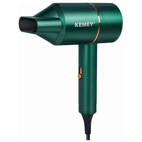 Фен для волос, Набор для укладки волос Kemei KM-9826, зеленый