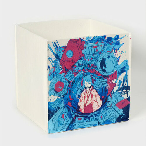 Eva Органайзер для хранения «Аниме», 30×30×30 см, 24 л, белый