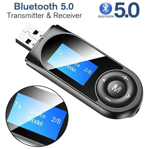 Bluetooth Адаптер 5.0 с дисплеем