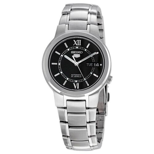 Наручные часы SEIKO Классика, черный, серебряный