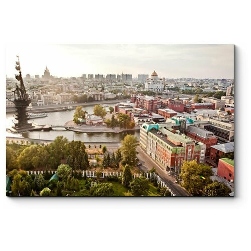 Модульная картина Панорама Москвы30x20