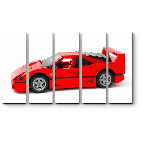 Модульная картина Лего Ferrari F40180x108