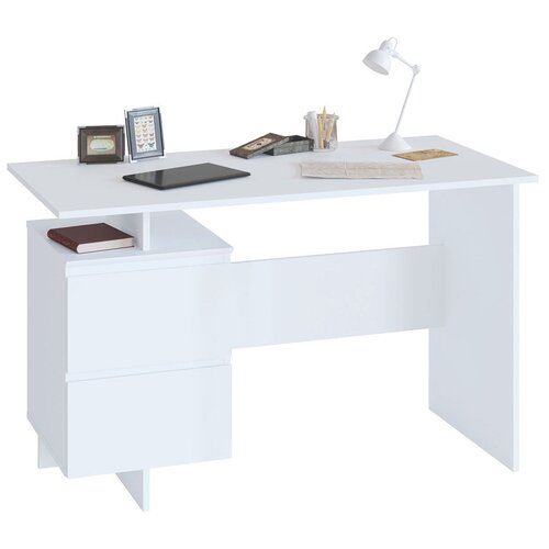 Письменный стол СПМ-19, цвет белый