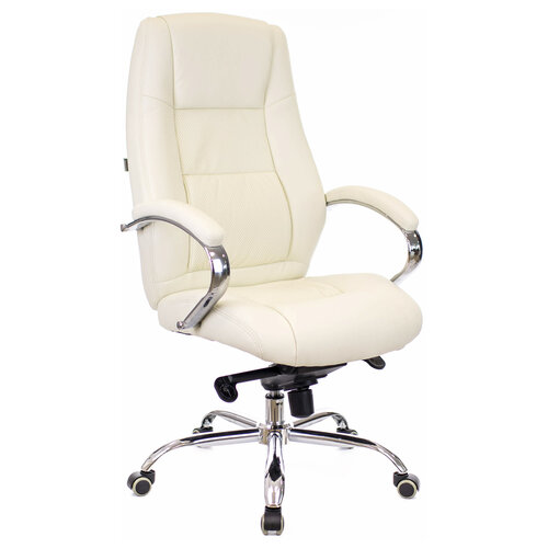 Компьютерное кресло Everprof Kron M для руководителя, обивка: искусственная кожа, цвет: бежевый
