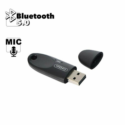 USB ресивер Earldom ET-M40 BT 5.0 со встроенным микрофоном (черный)