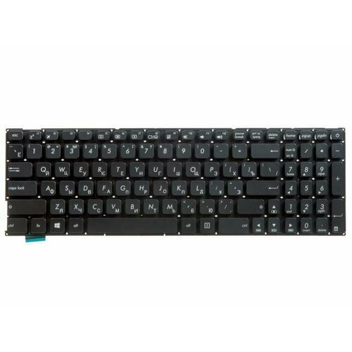Клавиатура ZeepDeep для ноутбука Asus X541, X541LA, X541S, X541SA, X541UA, R541, черная, без рамки, гор. Enter