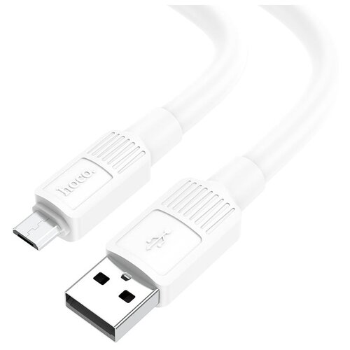 Кабель Hoco X84 Solid Micro USB-USB, 1 м, 1 шт., белый