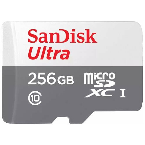 Карта памяти SanDisk Ultra 256Gb microSDXC class 10 UHS-1 (SDSQUNR-256G-GN3MN)