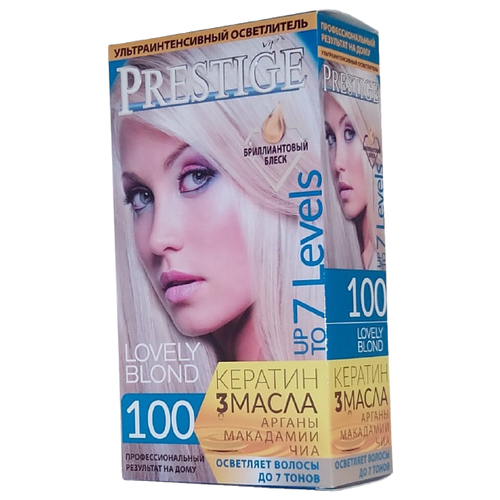 VIP's Prestige Ультраинтенсивный осветлитель LOVELY BLOND, 100 ультраинтенсивный , 125 мл