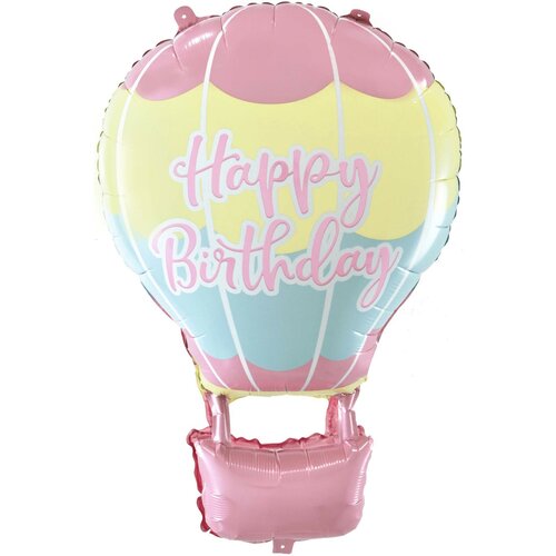 Шар (32'/81 см) Фигура, Воздушный шар на День Рождения, Розовый, 1 шт.