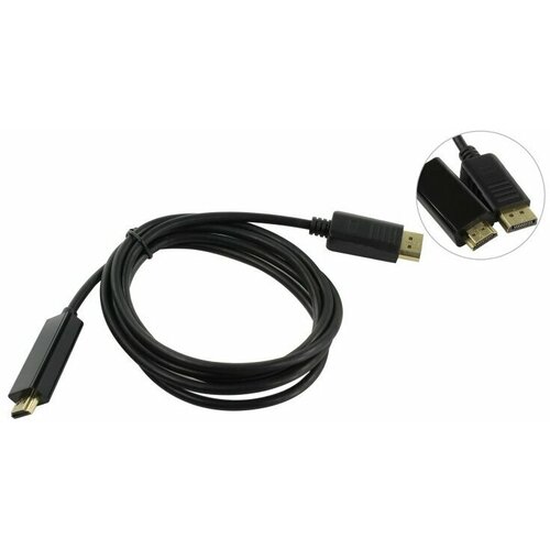 Vcom Кабель-адаптер DisplayPort M -> Hdmi M 1.8м