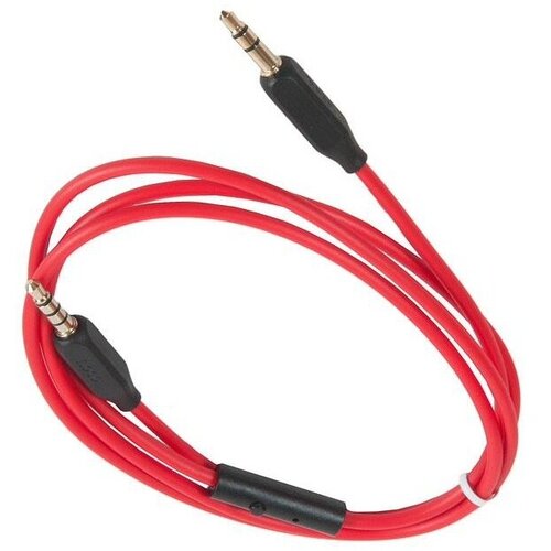 Audio Cable / Аудиокабель HOCO UPA12 AUX с микрофоном, красный