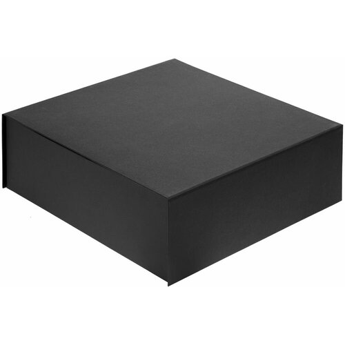 Коробка Quadra, черная, 31х30,5х10,5 см; внутренние размеры: 29,7х29,7х10 см, переплетный картон