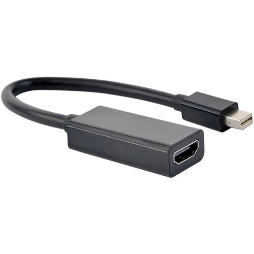 Переходник/адаптер Cablexpert Mini DisplayPort - HDMI (A-mDPM-HDMIF-02), 1 шт., черный
