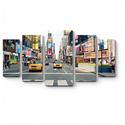 Модульная картина Нью-Йорк летним днем 150x83