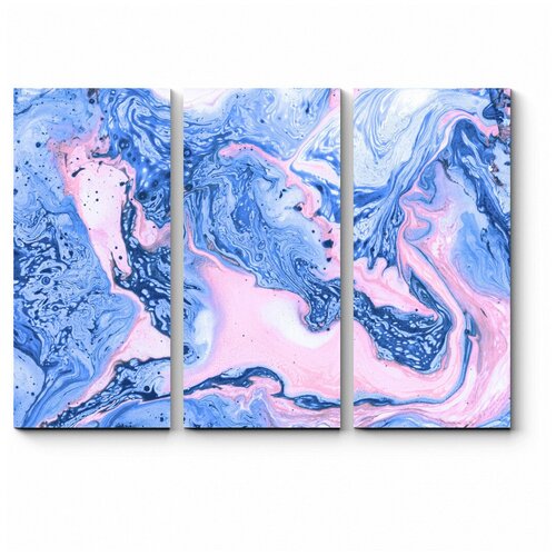 Модульная картина Закат над лазурным морем 90x65