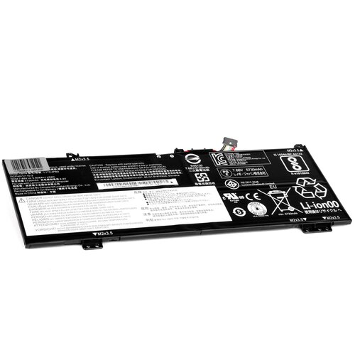 Аккумулятор для ноутбука Lenovo IdeaPad 530s, Yoga 530-14ARR, 530-14IKB (7.68V, 5730mAh, 45Wh). PN: L17C4PB0, L17M4PB0