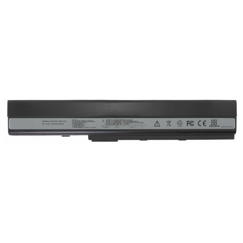 Аккумулятор (батарея) для ноутбука Asus X42JV (A32-K52 10,8V 5200 mAh)