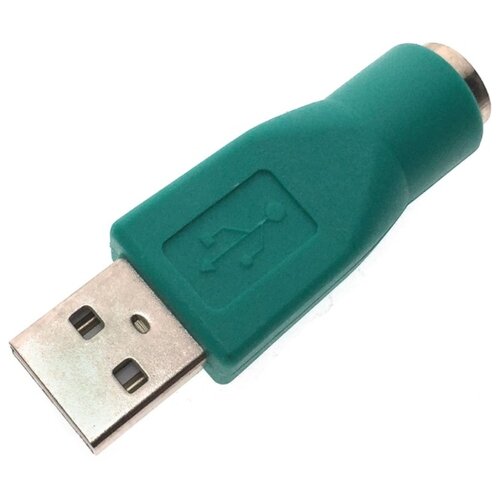 Переходник/адаптер ESPADA USB PS/2 - USB (EUSBM-PS/2F), 0.03 м, зелeный