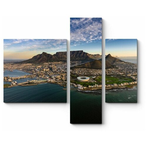 Модульная картина Потрясающая панорама Кейптауна 110x91