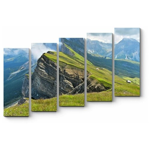 Модульная картина Итальянские Альпы170x119