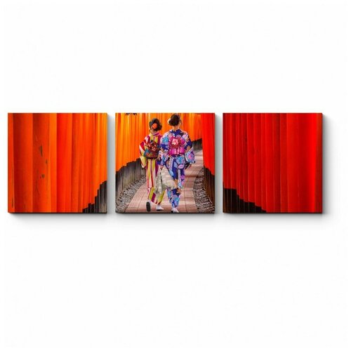 Модульная картина Дух Японии, Киото 190x63