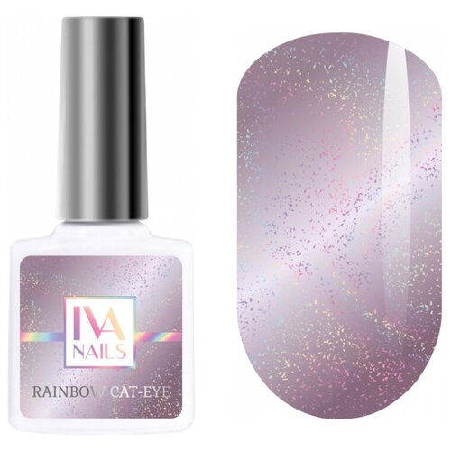 IVA Nails гель-лак для ногтей Rainbow cat-eye, 8 мл, №04