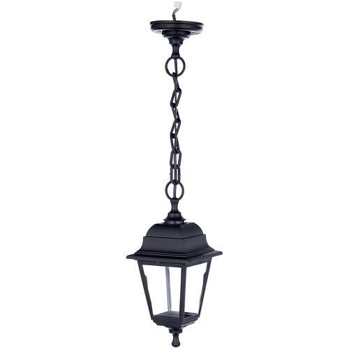 Duwi Уличный светильник BASIS 24136 2, E27, 60 Вт, цвет арматуры: черный, цвет плафона бесцветный