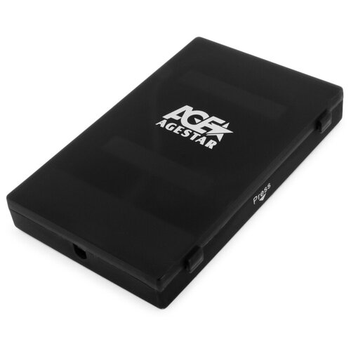 Корпус для HDD/SSD  AGESTAR SUBCP1, черный