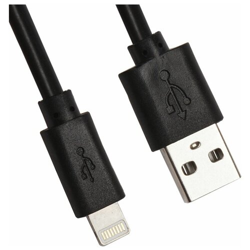 Кабель Liberty Project USB - Lightning, 3 м, черный