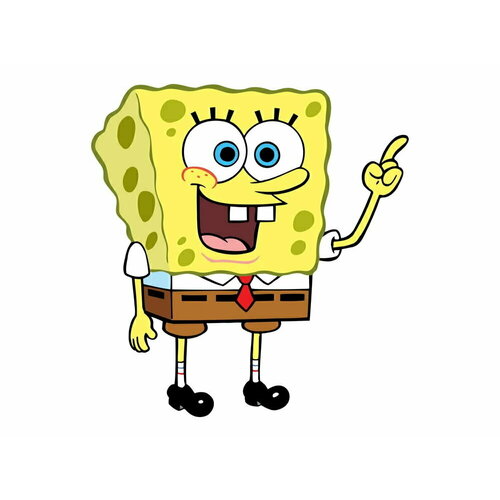 Плакат, постер на бумаге SpongeBob/Губка Боб/комиксы/мультфильмы. Размер 42 х 60 см
