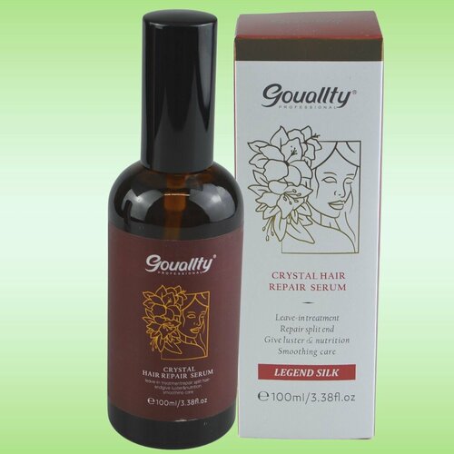 Масло Gouallty 100мл для волос Легенда Silk: питание и защита от термовоздействия, ломкости и сухости