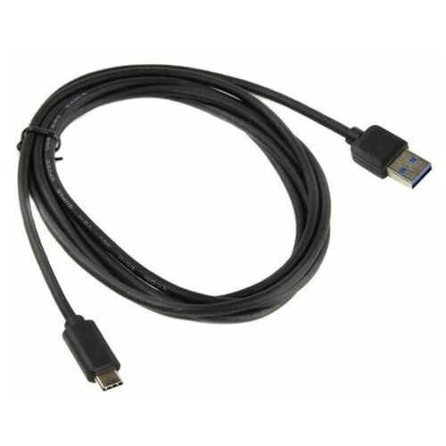 Кабель ACD Nexus 933A (ACD-U933A-C2B) USB 3.0 Gen1, USB-A male - USB-C male, 2м, 12В, 3А, Черный