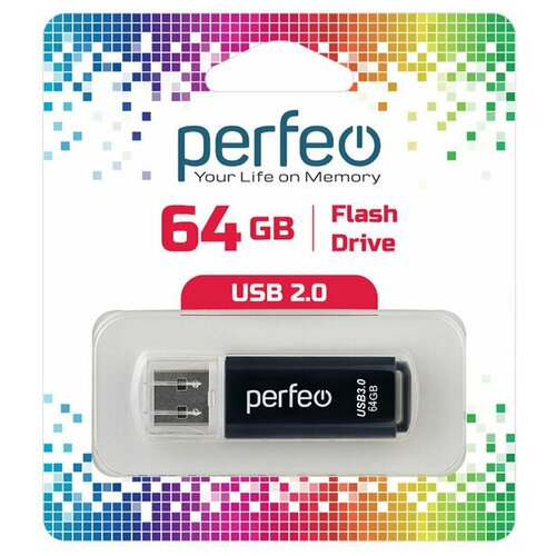 USB флешка Perfeo USB 64GB C13 Black