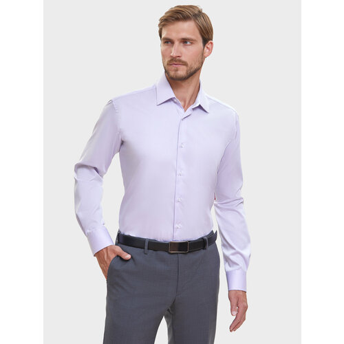 Рубашка KANZLER, размер 44, фиолетовый