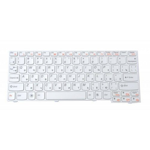 Клавиатура Lenovo IdeaPad S10-3, S10-3S, S100, S100C белая, ver.1