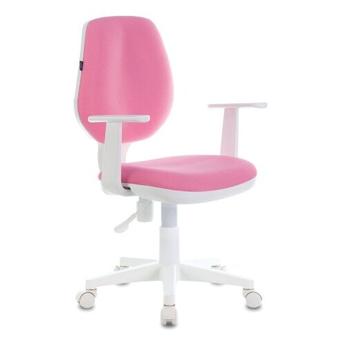 Компьютерное кресло Brabix Fancy MG-201W с подлокотниками детское, обивка: текстиль, цвет: розовый