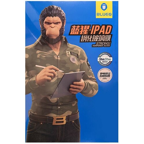 Защитное стекло BLUEO Clear HD Anti-static для iPad Pro 11 (2022/21/20) | Air 4 10.9 (2020), прозрачное (+installer)