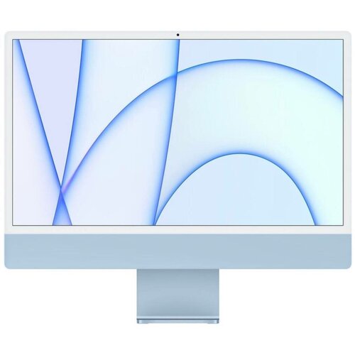 24" Моноблок Apple iMac 24" 2021 г. Z12X003HR, 4480x2520, Apple M1 2.064 ГГц, RAM 16 ГБ, SSD 1 ТБ, Apple M1 8-Core, MacOS, синий