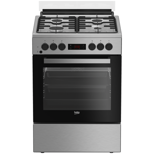 Газовая плита Beko FSM 62320 TXD, серебристый