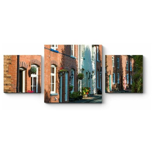 Модульная картина Тихая улочка Бриджнорта, Англия110x47