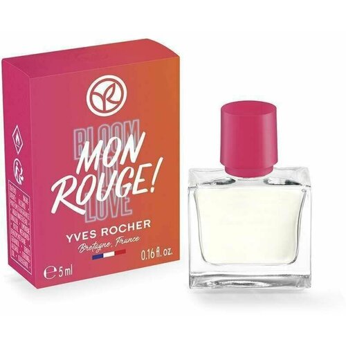 Yves Rocher / Ив Роше / Парфюмерная вода "MON ROUGE! BLOOM IN LOVE!", 5мл